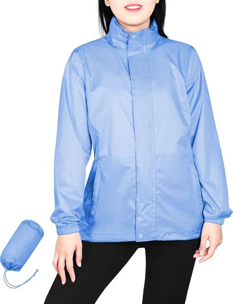 Ft Packable Rain Jacket Women Lightweight Waterproof Raincoat