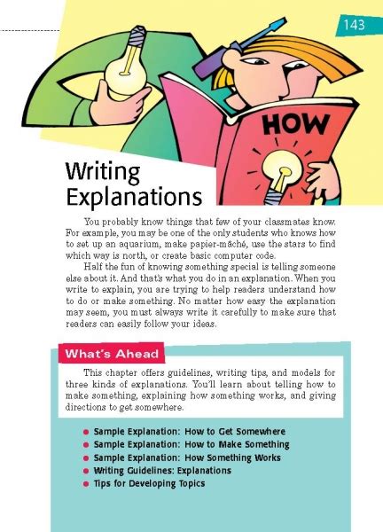 19 Writing Explanations Thoughtful Learning K 12