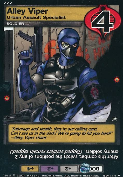 Alley Viper Urban Assault Specialist Gijoe Tcg Wiki Fandom