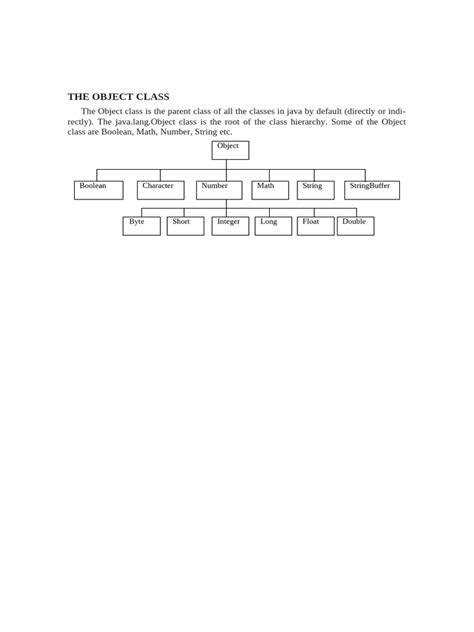 Object Class Abstract Class Final Notes Pdf Class Computer Programming Method