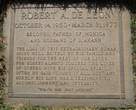 Robert Andrew Deleon 1950 1977 Find A Grave Memorial