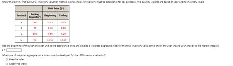 answered under the last in first out lifo … bartleby