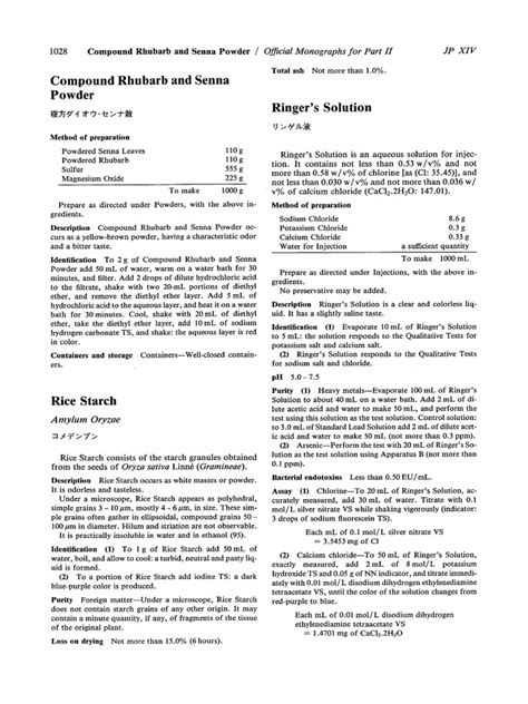 Ringers Solution Pdf