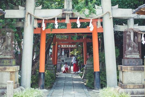 Miko Shrine Maiden Experience At Takenobu Inarijinja Shrine Trip To