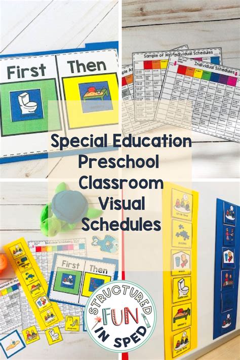 Preschool Pre K Ppcd Special Education Preschool Visual Schedules