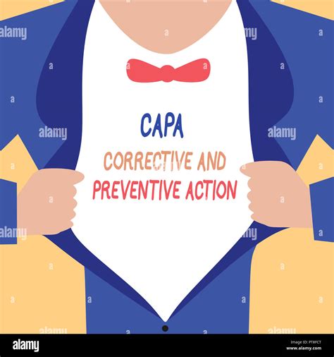 Handwriting Text Writing Capa Corrective And Preventive Action Concept
