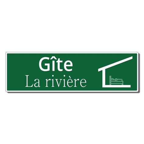 Panneau indicatif gîtes en aluminium composite sur mesure
