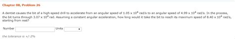 Solved Chapter Problem A Dentist Causes The Bit Of A Chegg