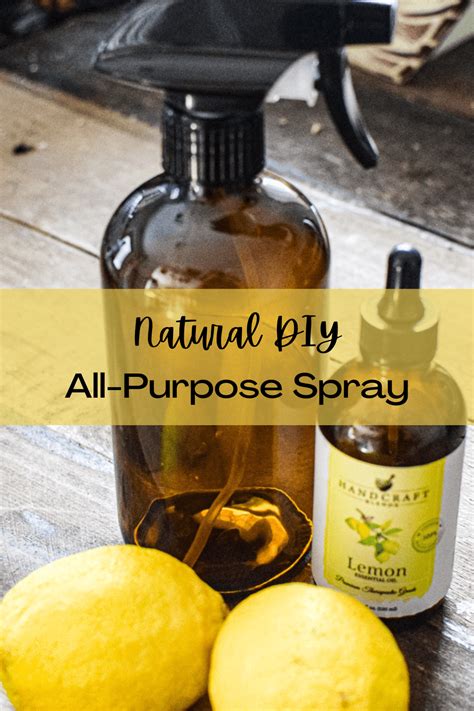Natural Diy All Purpose Cleaning Spray A Quaint Life