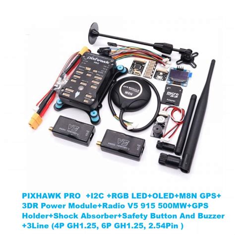 Pixhawk Pro Flight Controller With Gps And V5 500mw 915mhz Telemetry