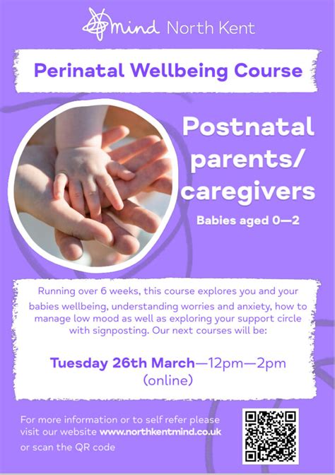 Perinatal Wellbeing Courses North Kent Mind