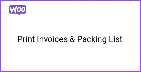 Woocommerce Print Invoices And Packing List 3136 Gpl Pugins Club
