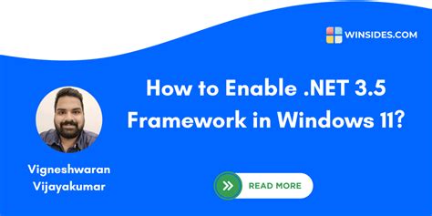 How To Enable Net 35 Framework In Windows 11 Dev Community