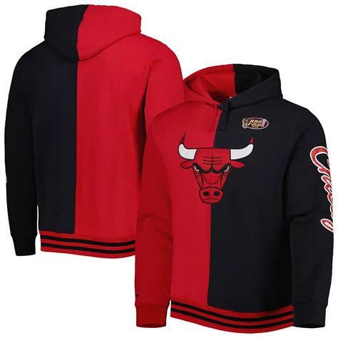 Mens Mitchell And Ness Redblack Chicago Bulls Big And Tall Hardwood