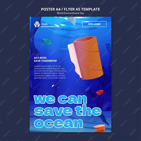 세계 환경의 날 포스터 템플릿 무료 Psd 파일