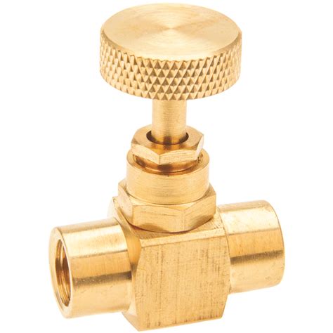 14 Npt Brass Needle Valve Female X Female Trerice