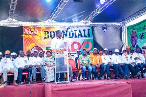 Côte Divoire Bagoué Une Fin De Campagne De Remerciement Pour Bruno Koné