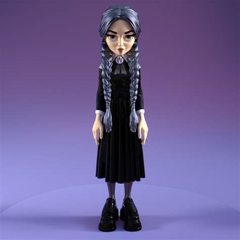 Fichier 3D MERCREDI ADDAMS TOON EDITION LA CHOSEModèle pour