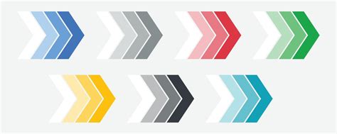 Pijlen Reeks Pictogrammen Pijl Icoon Pijl Vector Verzameling Pijl