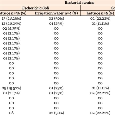 Antibiogram Of Strains Of Escherichia Coli And Salmonella Enterica Spp