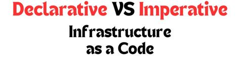 Bounouh Fedi On Linkedin 💻 Declarative Vs Imperative In Iac Do You Know The Difference Fact …