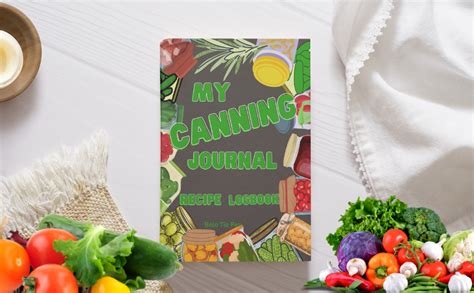 My Canning Journal Recipe Logbook Prepare Your Pantry Record