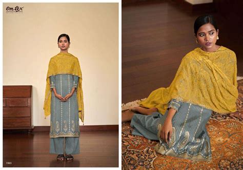 Om Tex Antonia Azza Silk Jacquard Salwar Kameez At Wholesale Rate