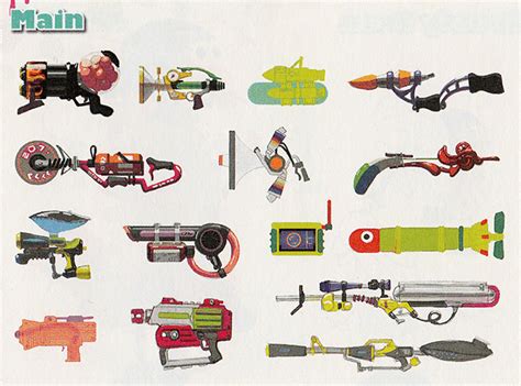 Splatoon Tumblr Nintendo Art Inkling Game Concept Art Robot Concept Art Weapon Concept