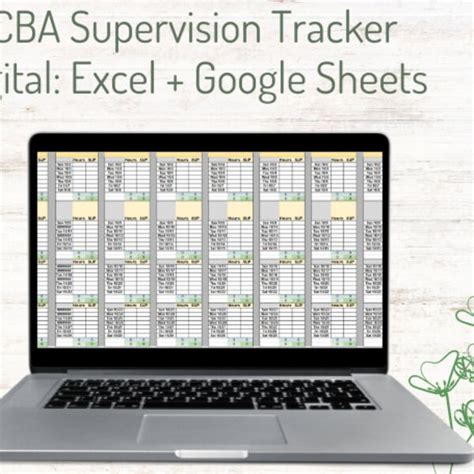 Bcba Supervision Tracker Etsy Australia