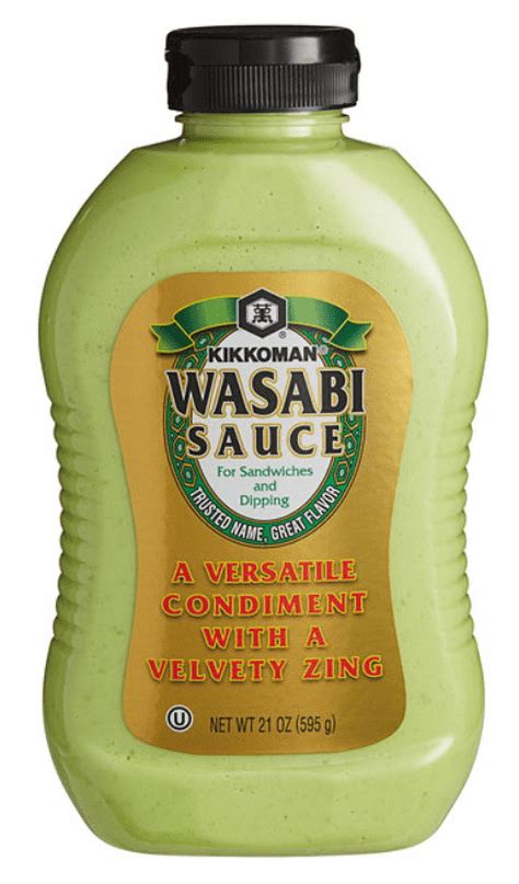 Kikkoman Wasabi Sauce 21 Oz Bottle