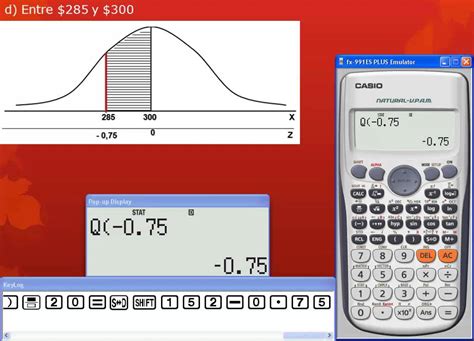 Distribución Normal Estandarizada Y Su Probabilidad Con Casio 570es