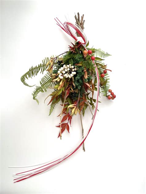 Creema限定 お正月飾り＊ドライフラワースワッグ＊ リース Florist Lugna 通販｜creemaクリーマ