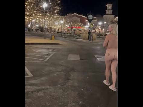 Almost Getting Caught Being Naked In Shopping Mall Parking Lot