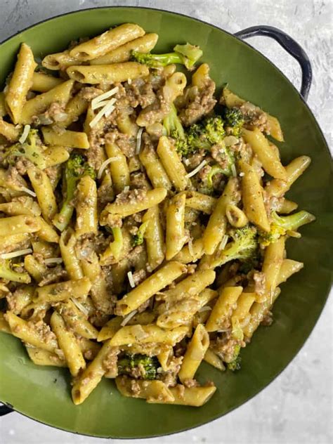 Ground Beef Pasta Recipe No Tomato Sauce