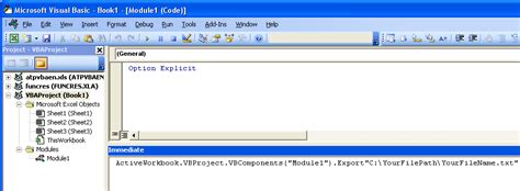 Toms Tutorials For Excel Exporting VBA Module Code To A Text File Tom Urtis