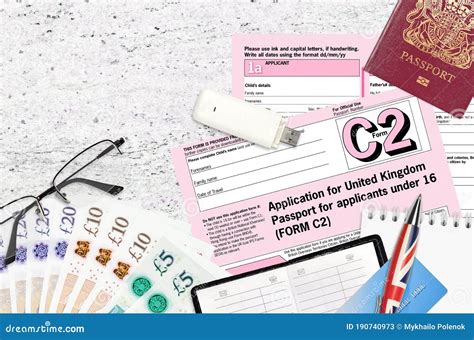 English Form C2 Application For United Kingdom Passport For Applicants