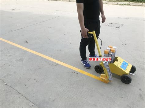 道路劃線機馬路標線車 社區車位冷噴畫線器工廠車間油漆劃線神器