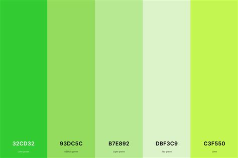 35 Best Green Color Palettes With Names And Hex Codes Creativebooster Green Colour Palette