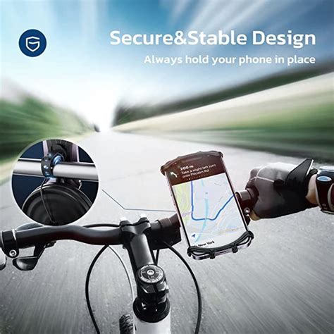 Cycling Navigation Silicone Degree Rotating Mobile Phone Holder Phone Stand And Phone Holder