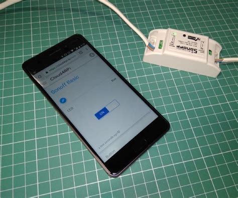how to control esp8266 based sonoff basic smart switch with a smartphone 4 steps with