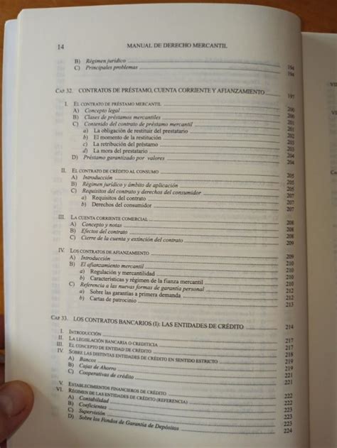 Libro Derecho Mercantil Vol Ii Manual Índice Foto De Segunda Mano Por