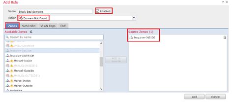 Block Dns With Security Intelligence Using Firepower Management Center Cisco
