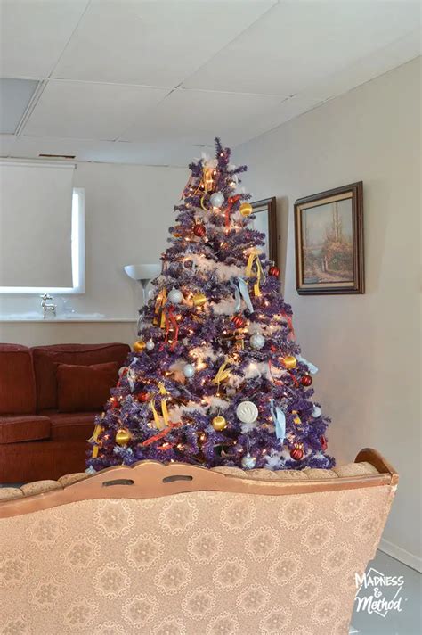 Purple Christmas Tree Decorating Ideas