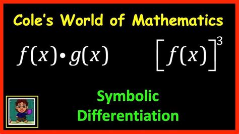 Symbolic Differentiation Examples In Calculus 1 Calculus