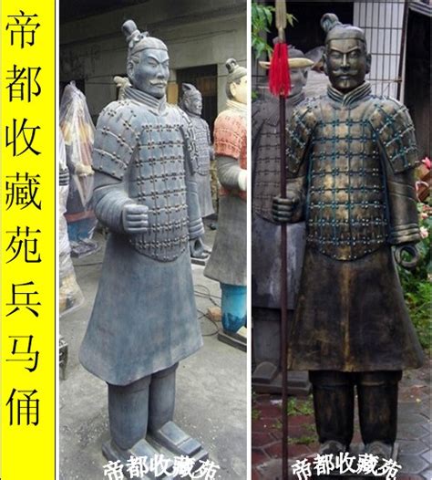 兵马俑 仿古 精品 武士俑 企业门厅摆件 别墅门厅摆件 工艺品 luoyishang