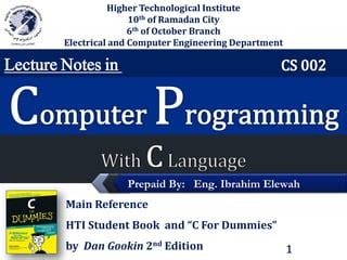 Computer Programming Chapter 3 PPT