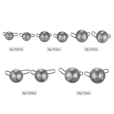 Toply 10 Stksset 2g 4g 6g 8g 12g Quick Insert Loo Grandado