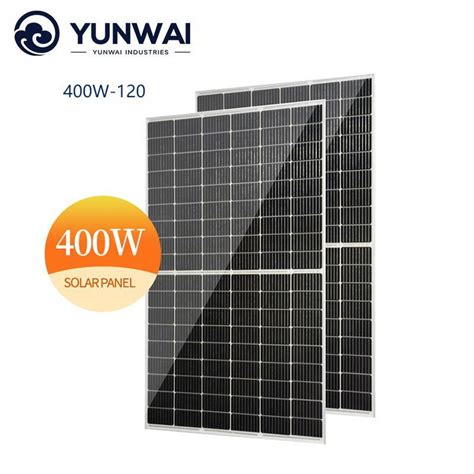 400W Highest Efficiency 25years Warranty Half Cell PV Monocrystalline