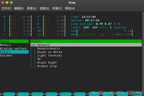 Ubuntu系统性能监测工具——htopubuntu 性能跑分工具 Csdn博客
