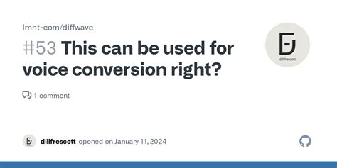 this can be used for voice conversion right · issue 53 · lmnt com